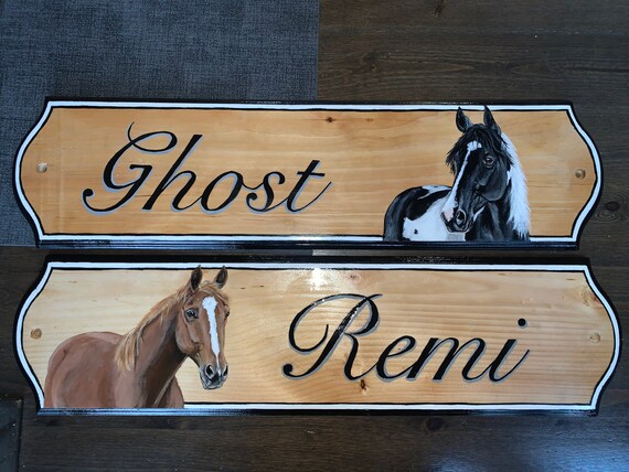 Hand Painted Stall Sign | Etsy