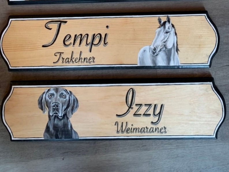 Hand Painted Stall Sign | Etsy