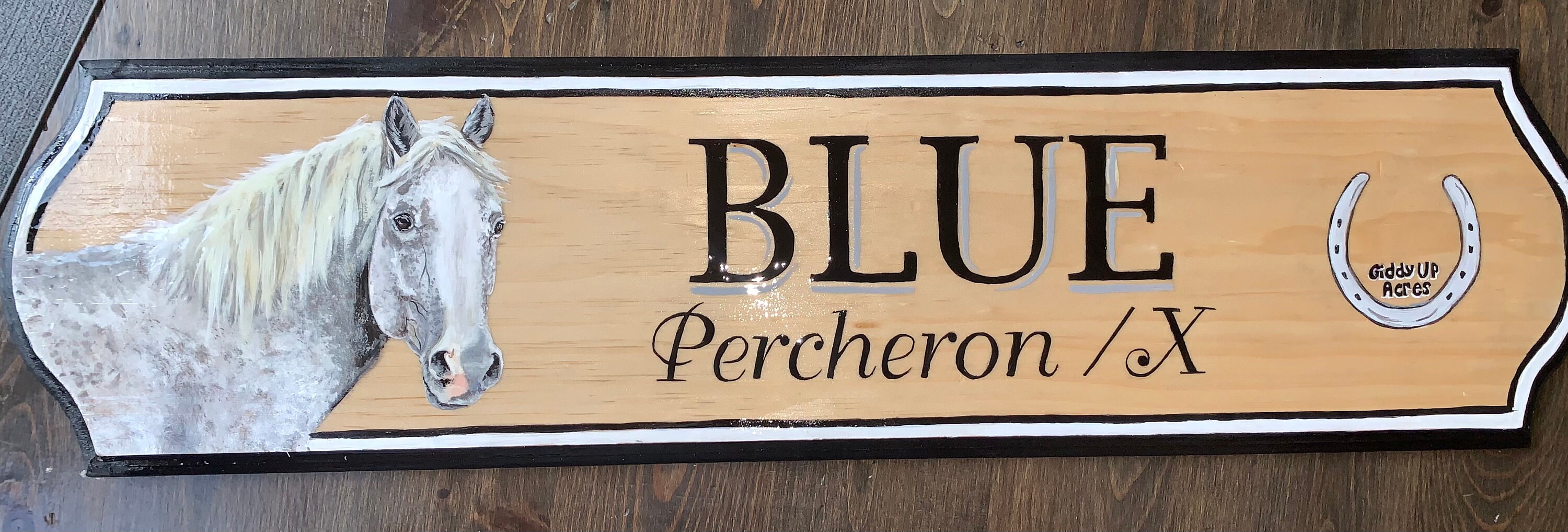 Hand Painted Stall Sign - Etsy