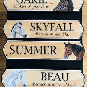 Hand Painted Stall Sign - Etsy