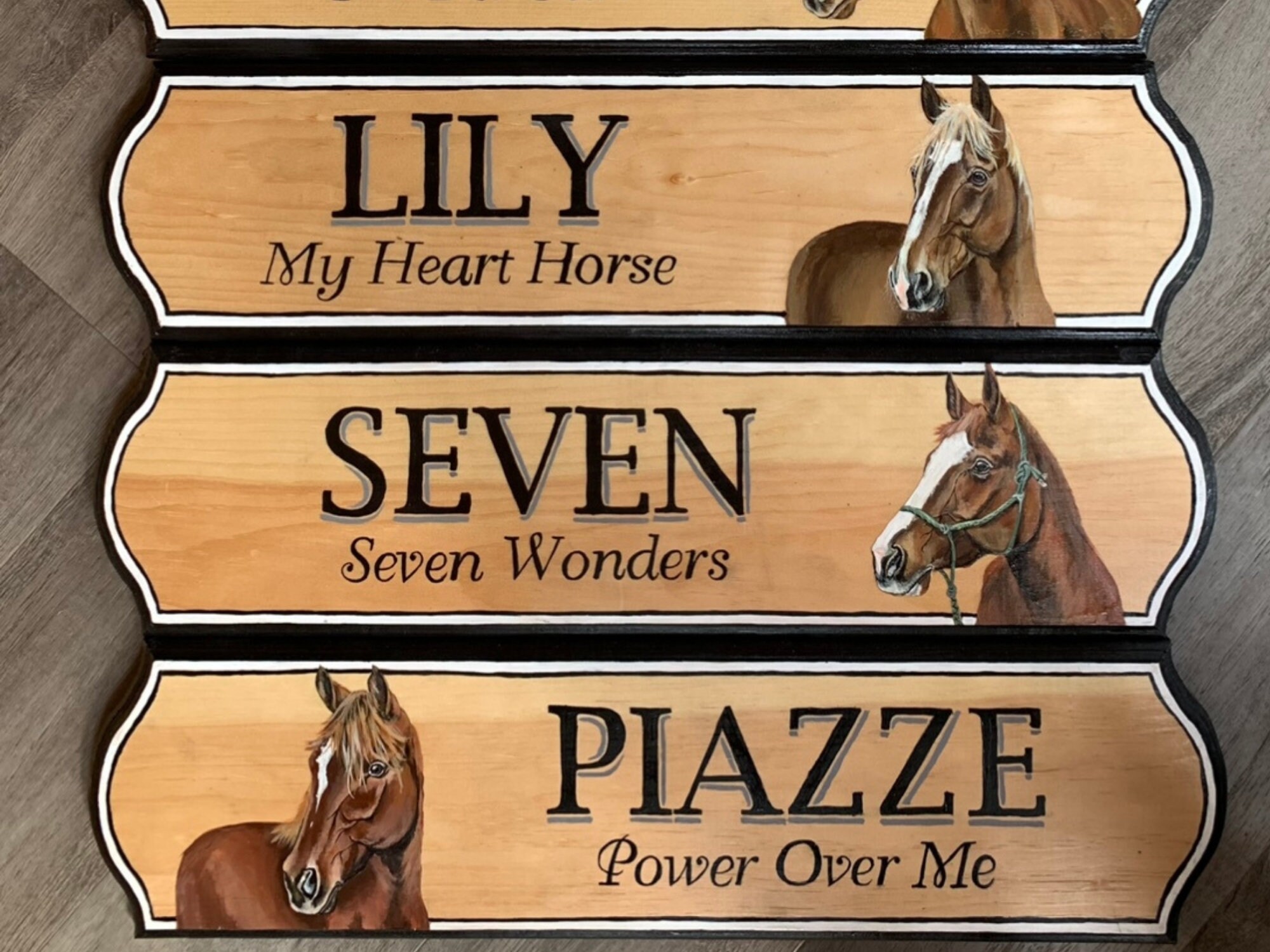 Hand Painted Stall Sign - Etsy