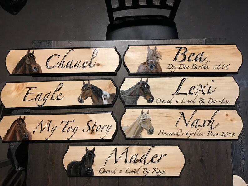 Hand Painted Stall Sign | Etsy