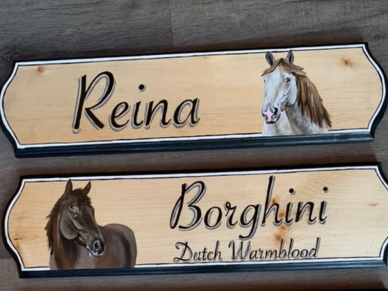 Hand Painted Stall Sign | Etsy