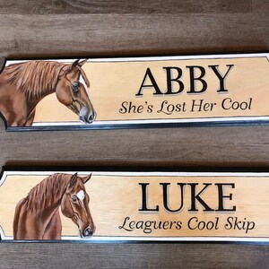 Hand Painted Stall Sign - Etsy