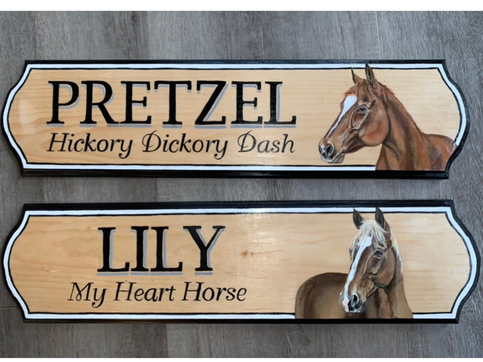 Hand Painted Stall Sign - Etsy