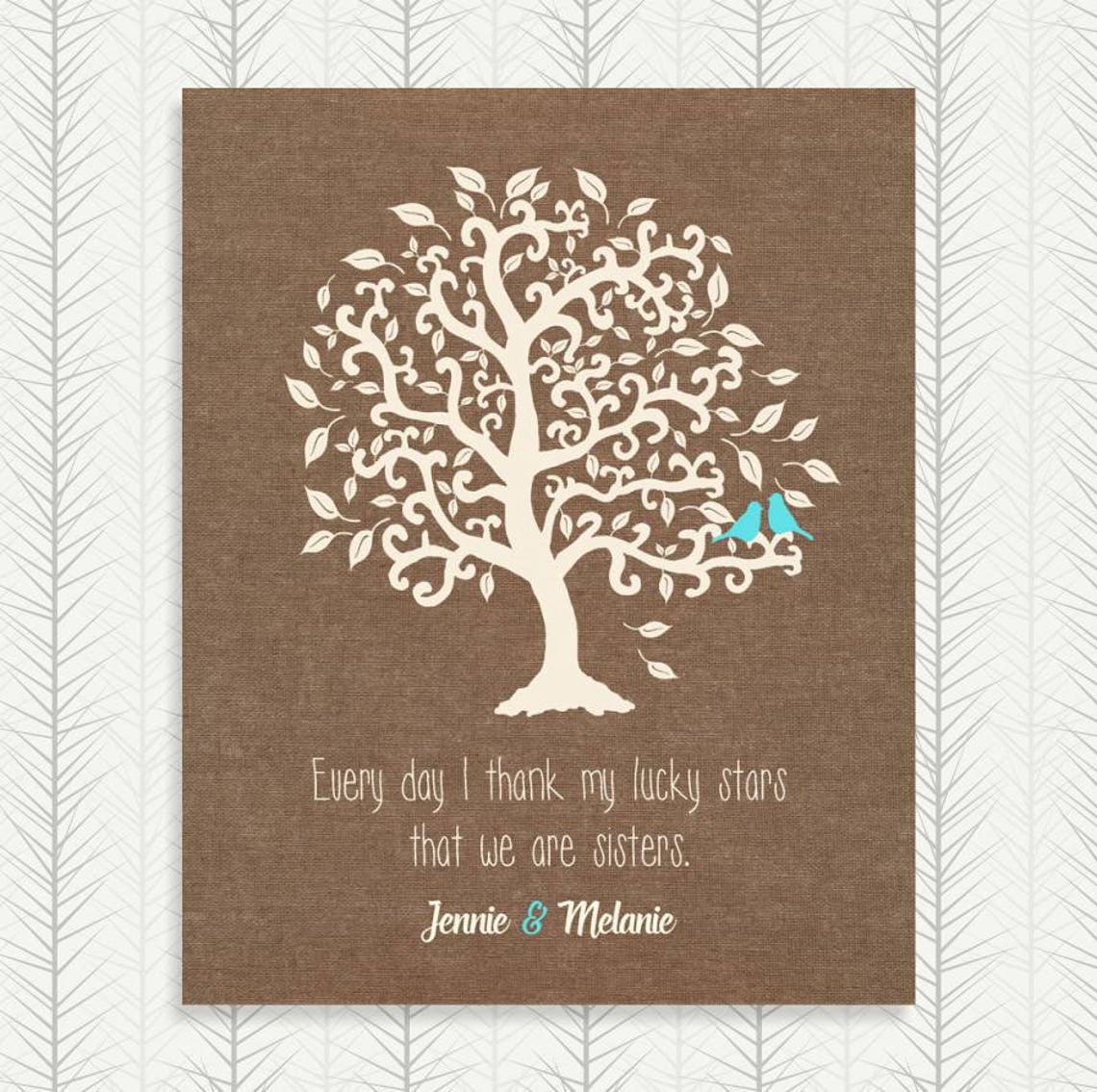 Personalized Sister Gift Sister Thank You Sister to Sister - Etsy