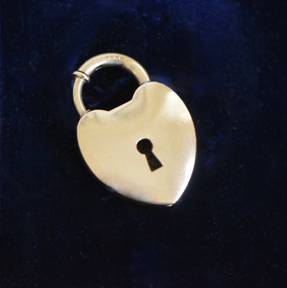 Victorian Large Heart Padlock Fob Pendant - Etsy