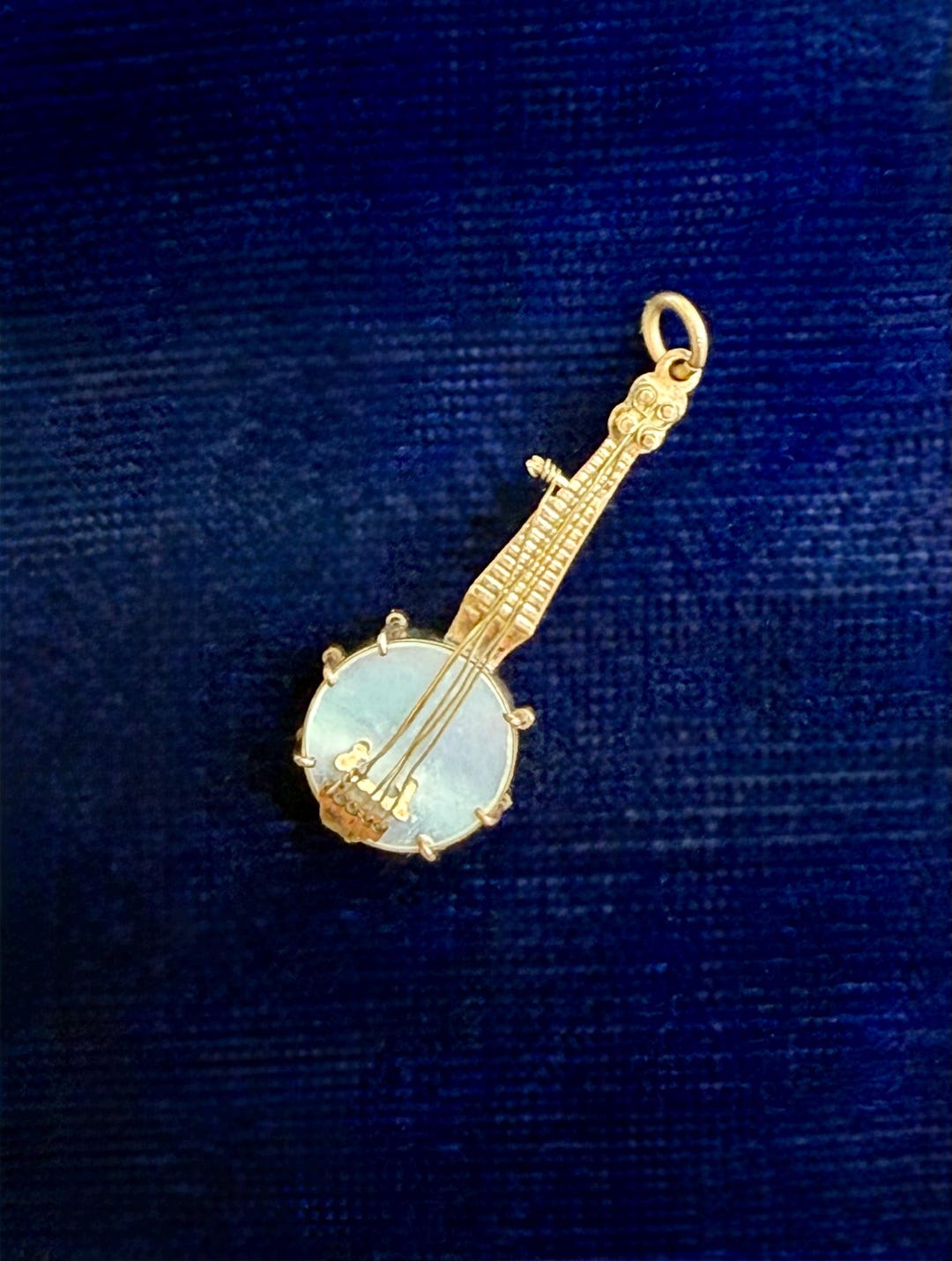 Victorian Mother of Pearl Banjo Charm/pendant/fob - Etsy