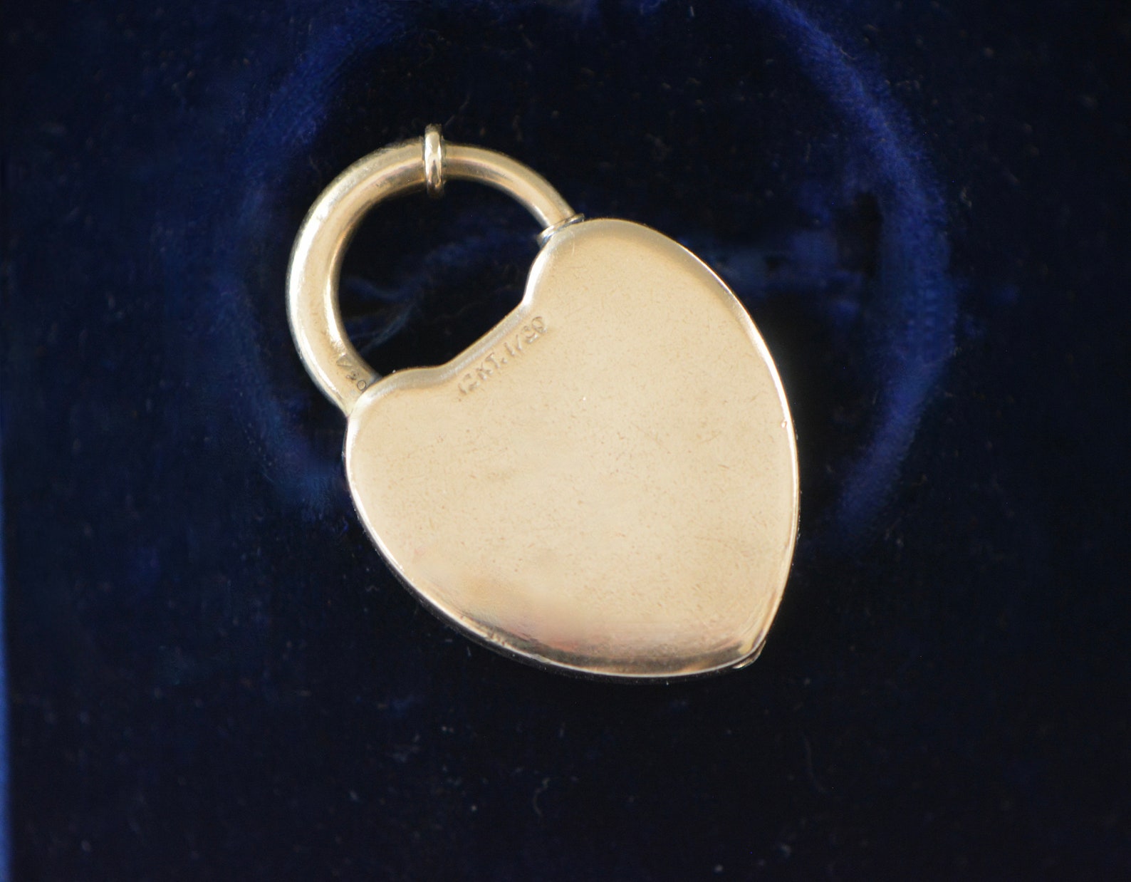 Victorian Large Heart Padlock Fob Pendant - Etsy
