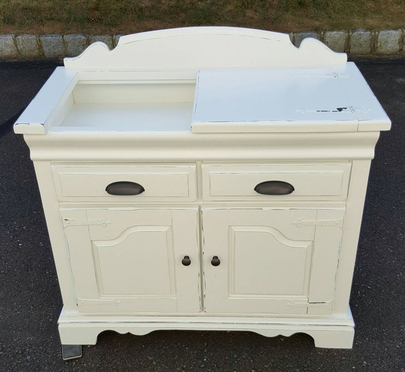 Mini Bar vintage distressed dry sink | Etsy