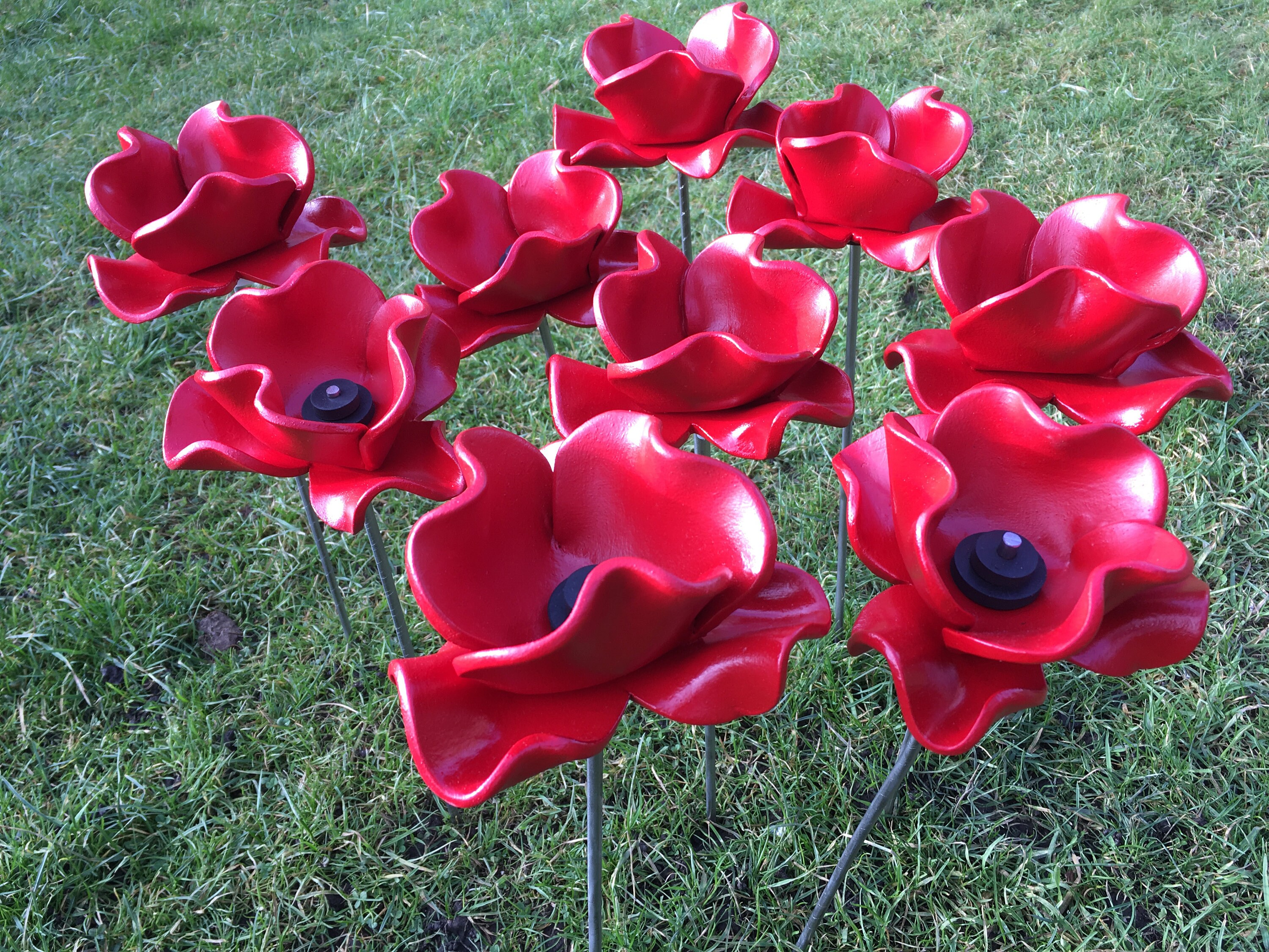 Ceramic Poppies for sale | Only 2 left at -65%