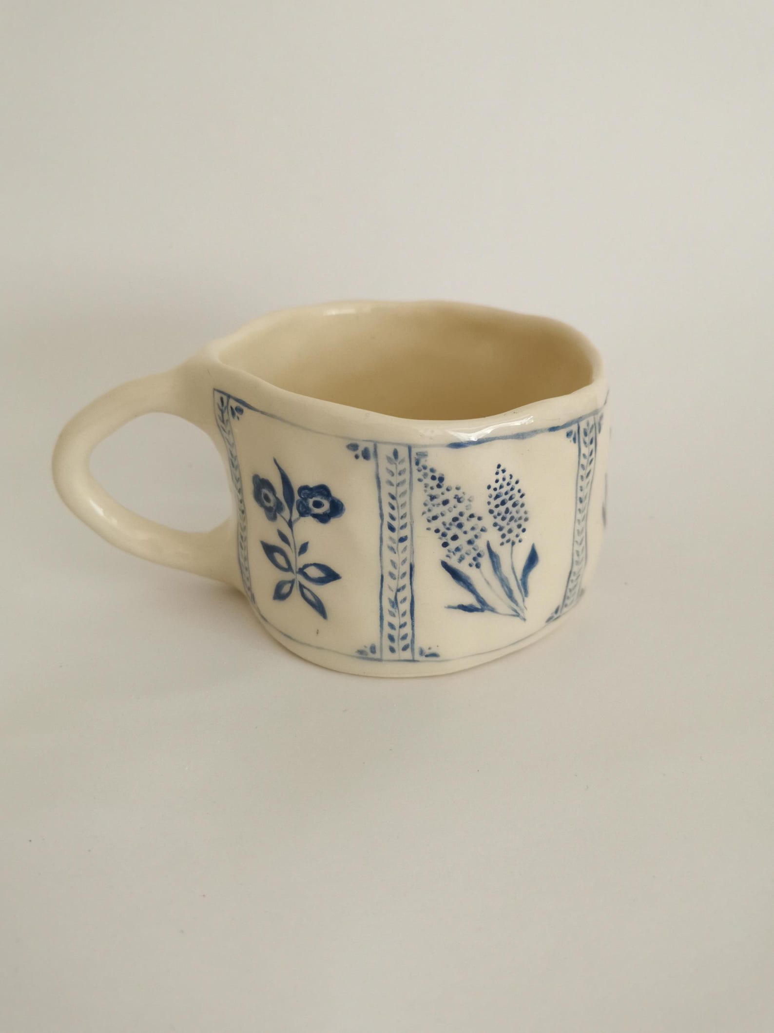 Handmade Floral Ceramic Mug - Etsy
