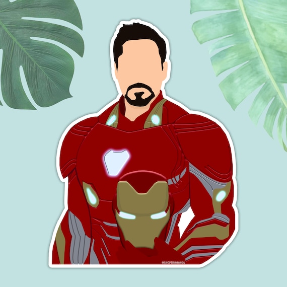Weatherproof Avengers Sticker Iron Man Paper, Party & Kids Papercraft ...