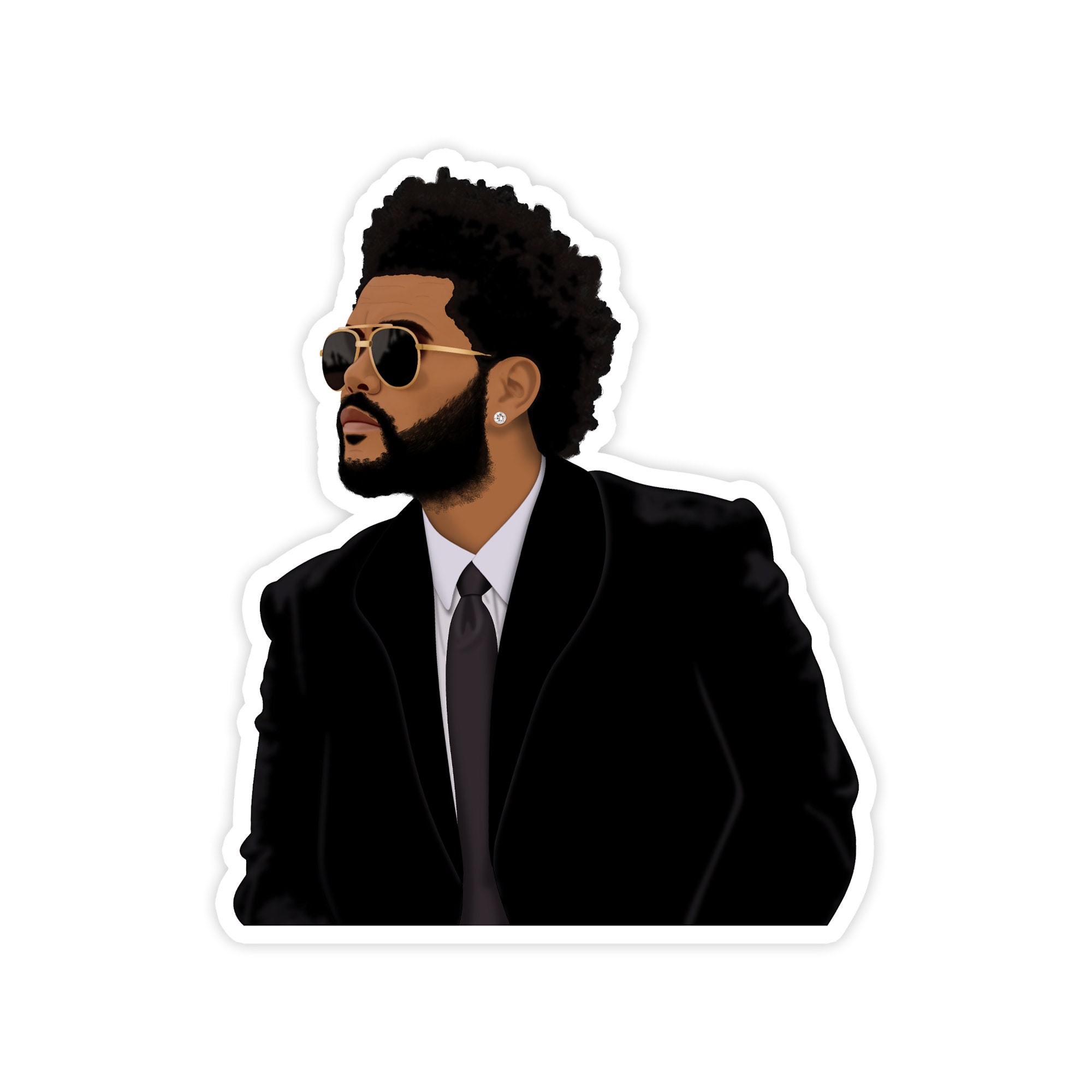 The Weeknd Sticker Waterproof Vinyl Stickers Decal - Etsy Australia