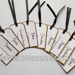 Pack of 9 Groom Tags You Choose Backing Colour - Etsy UK