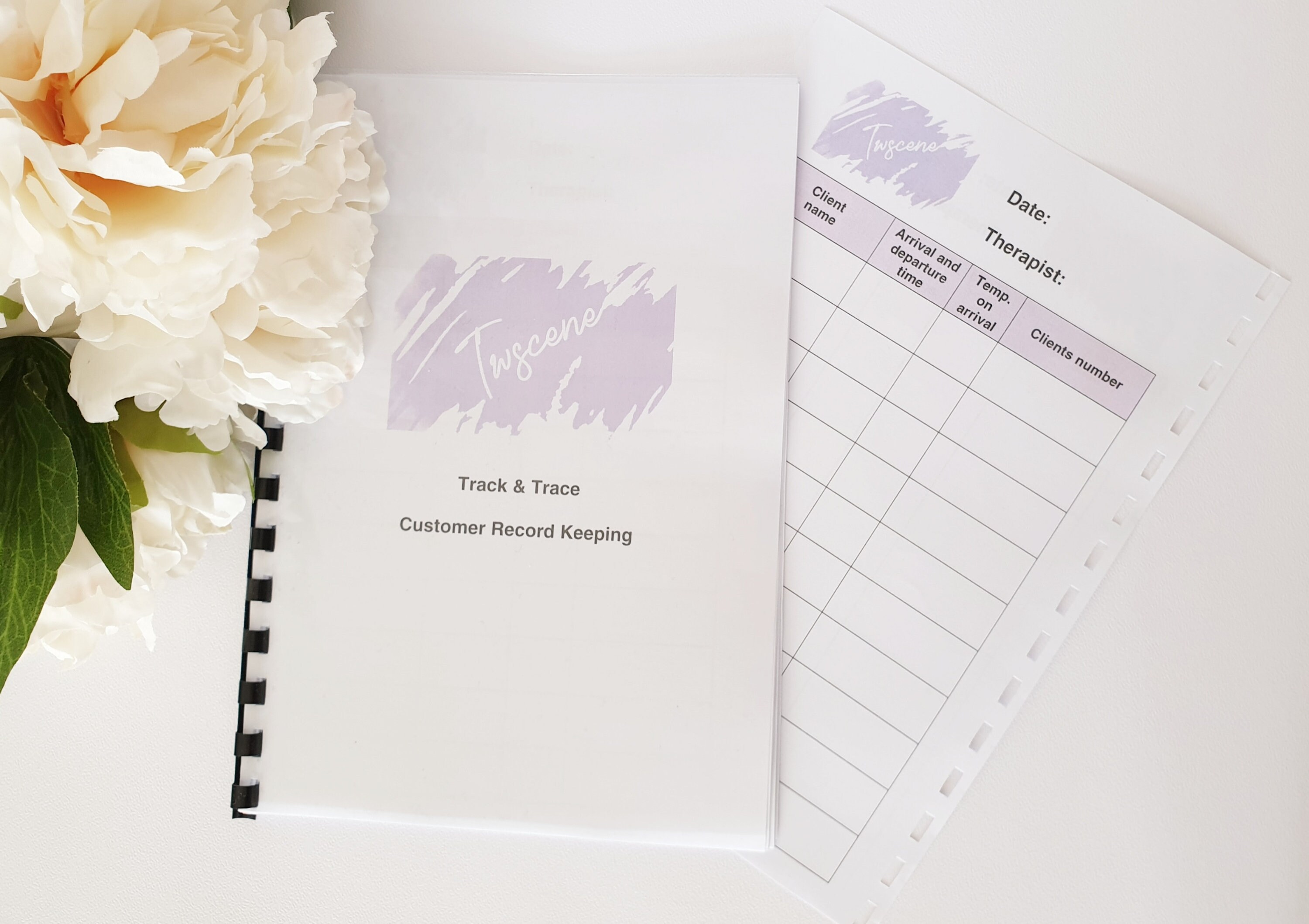 Business Receipt Book A5 Order Book Gift Voucher Logo Loyalty Track and ...