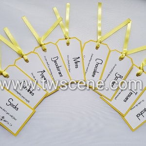 Pack of 9 Groom Tags You Choose Backing Colour - Etsy UK