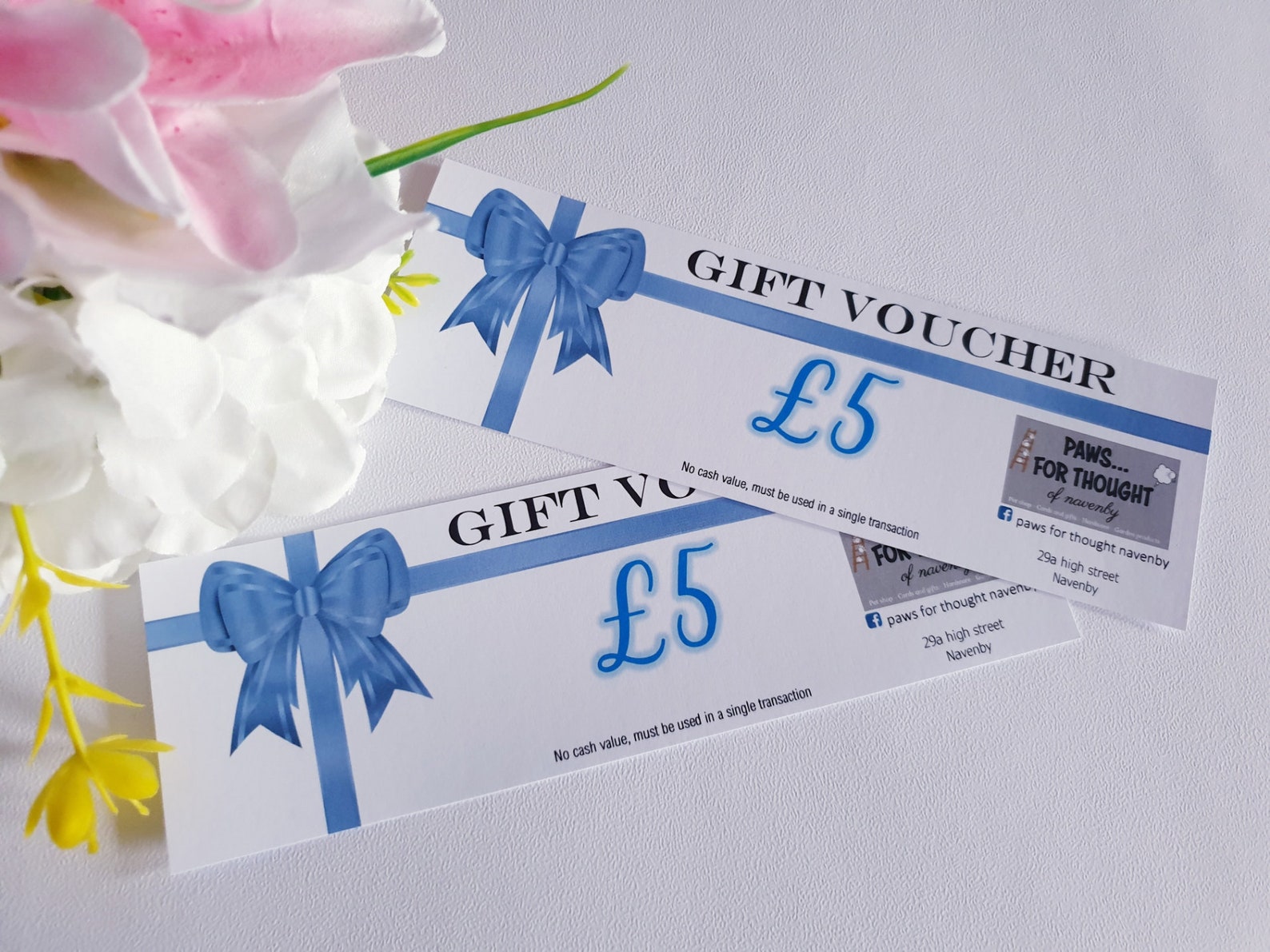 Business Gift Voucher Perforated Booklet Promotional Tool Logo - Etsy