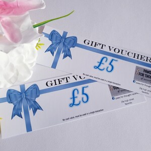 Business Gift Voucher Perforated Booklet Promotional Tool Logo ...