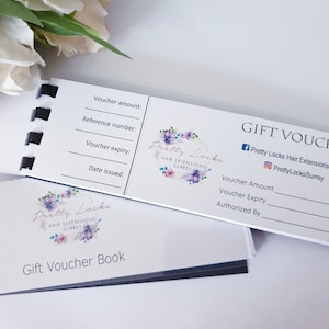 Business Gift Voucher Perforated Booklet Promotional Tool Logo ...