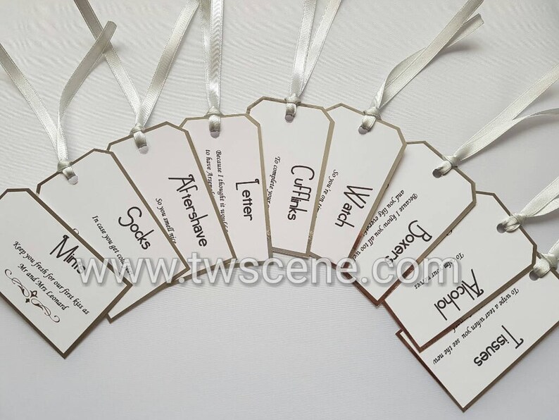 Pack of 9 Groom Tags You Choose Backing Colour - Etsy UK
