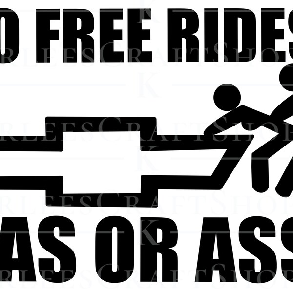 No Free Rides - Etsy