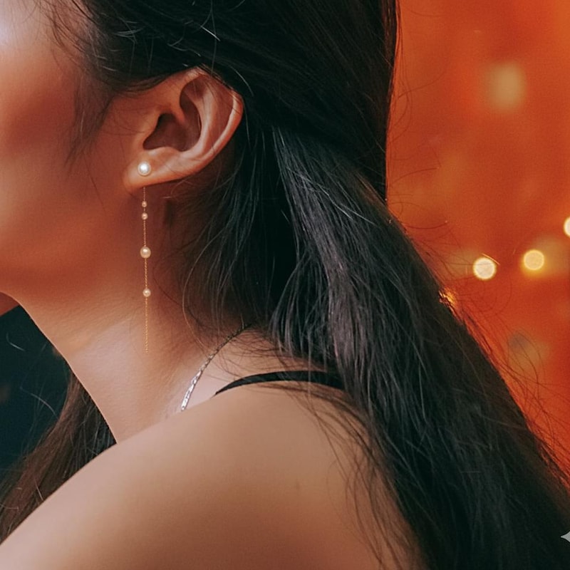Pearl Drop Earrings Prom - Etsy