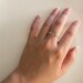 Sterling Silver Butterfly Chain Ring: Dainty Stacking Jewelry - Etsy Canada
