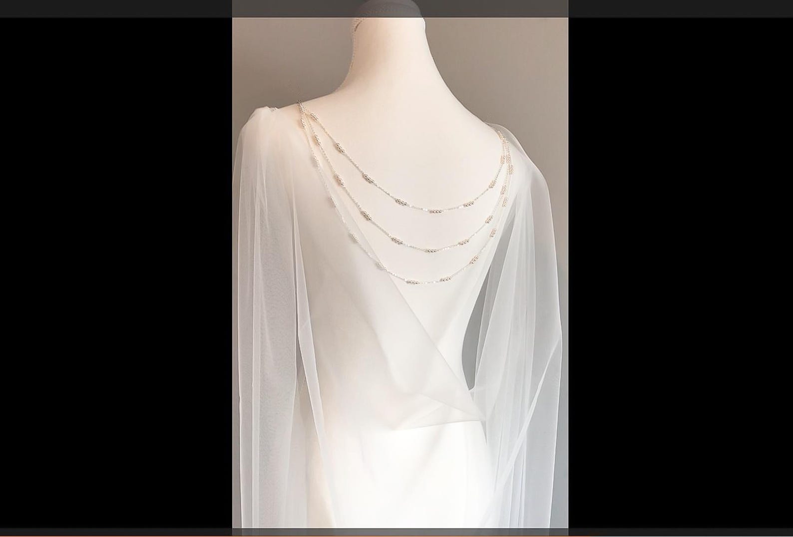 Bridal Back Necklace, Wedding Jewelry, Backdrop Necklaces for Bride ...