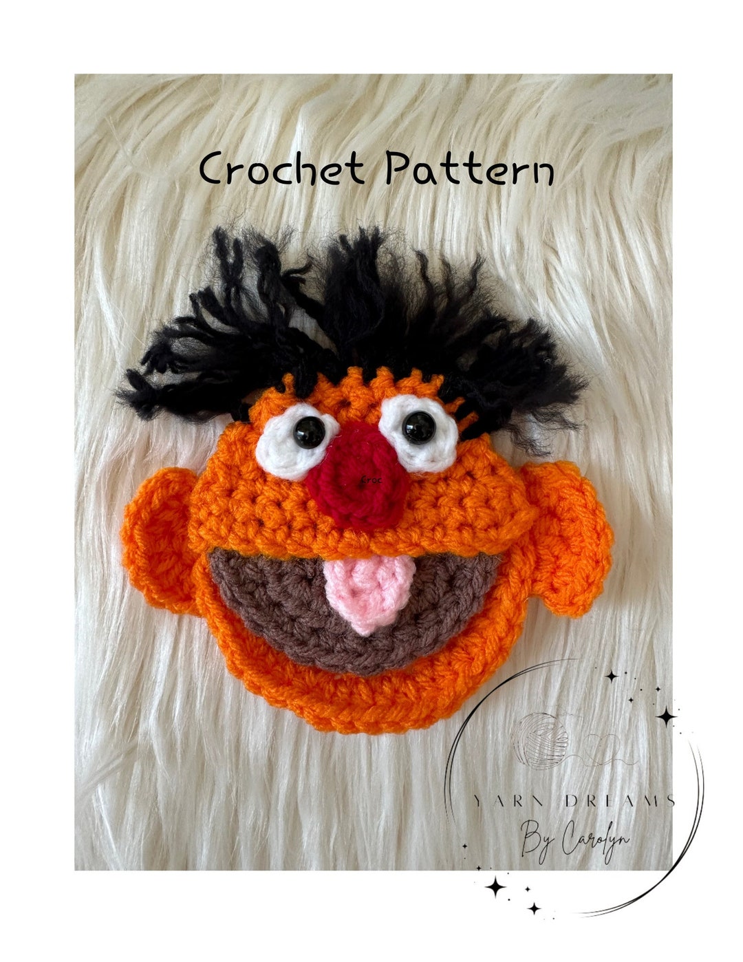 Crochet Pattern, Instant PDF Download, Sesame Crew, Crochet Applique ...