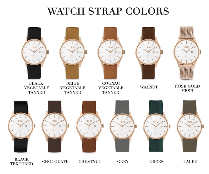 Mens Watch Watches for Men Leather Watch Men Mens Wrist | Etsy