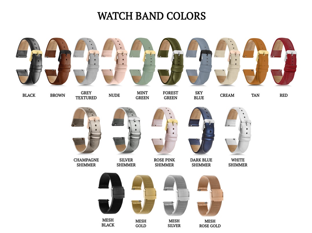 20mm Watch Band, 16mm Watch Band, Womens Watch Bands, Watches Band 20mm ...