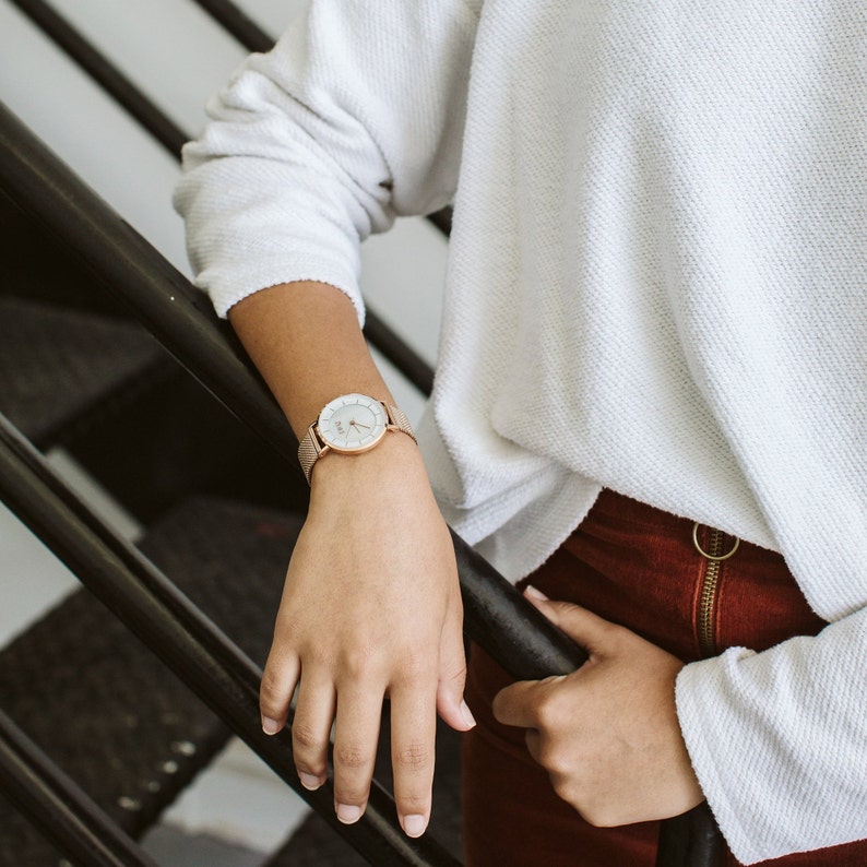 Watches for Women, Woman Watch, Small Ladies Watch, 32mm Rose Gold Case ...