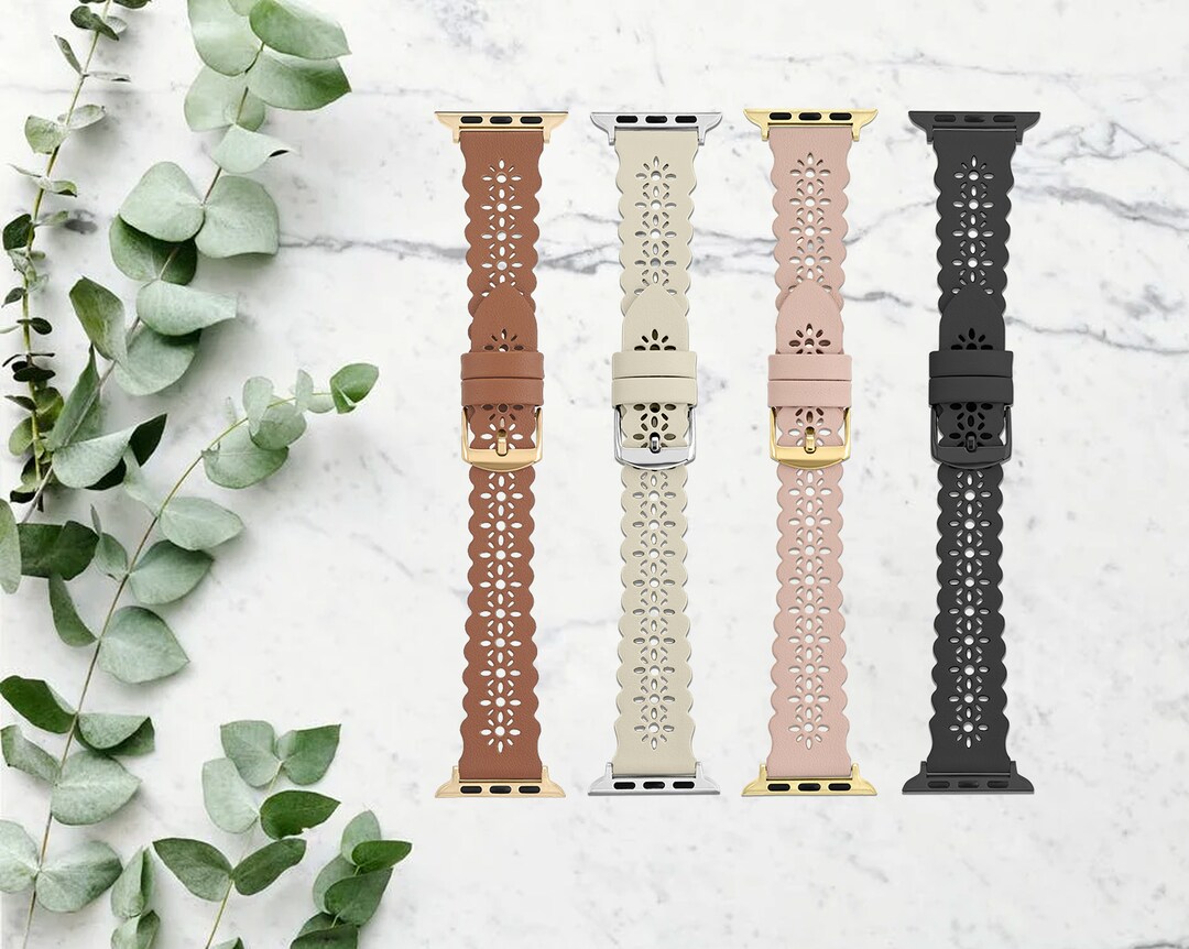 Compatible Apple Watch Band Women, Lace Watch Band, 42mm/38mm/40mm/41mm ...