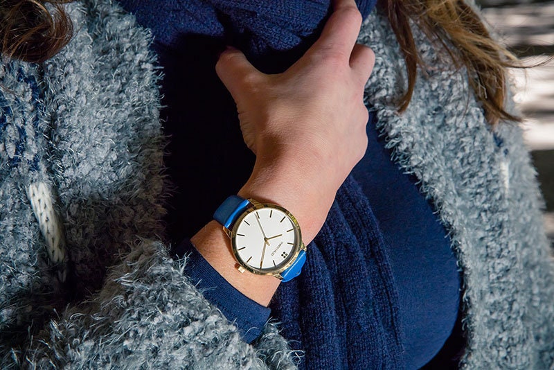 Womens Gold Watch Mother Gift Leather Watch Minimalist | Etsy