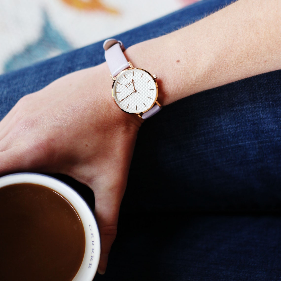 Womens Watch 32mm Petite, White Textured Dial, Stainless Steel, Watch ...