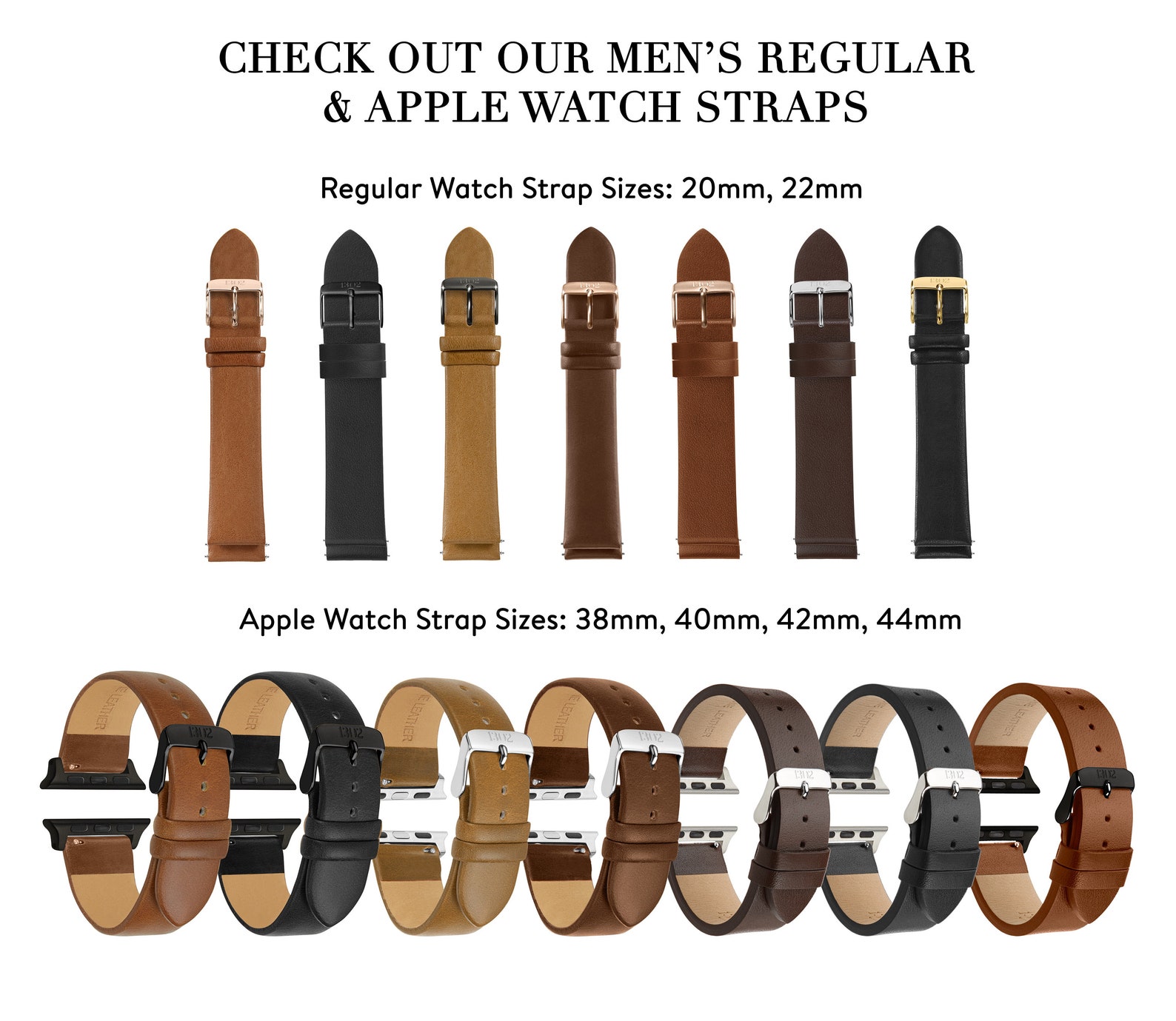 NEW Watch Strap 20mm 18mm Leather Watch Strap Leather Watch - Etsy