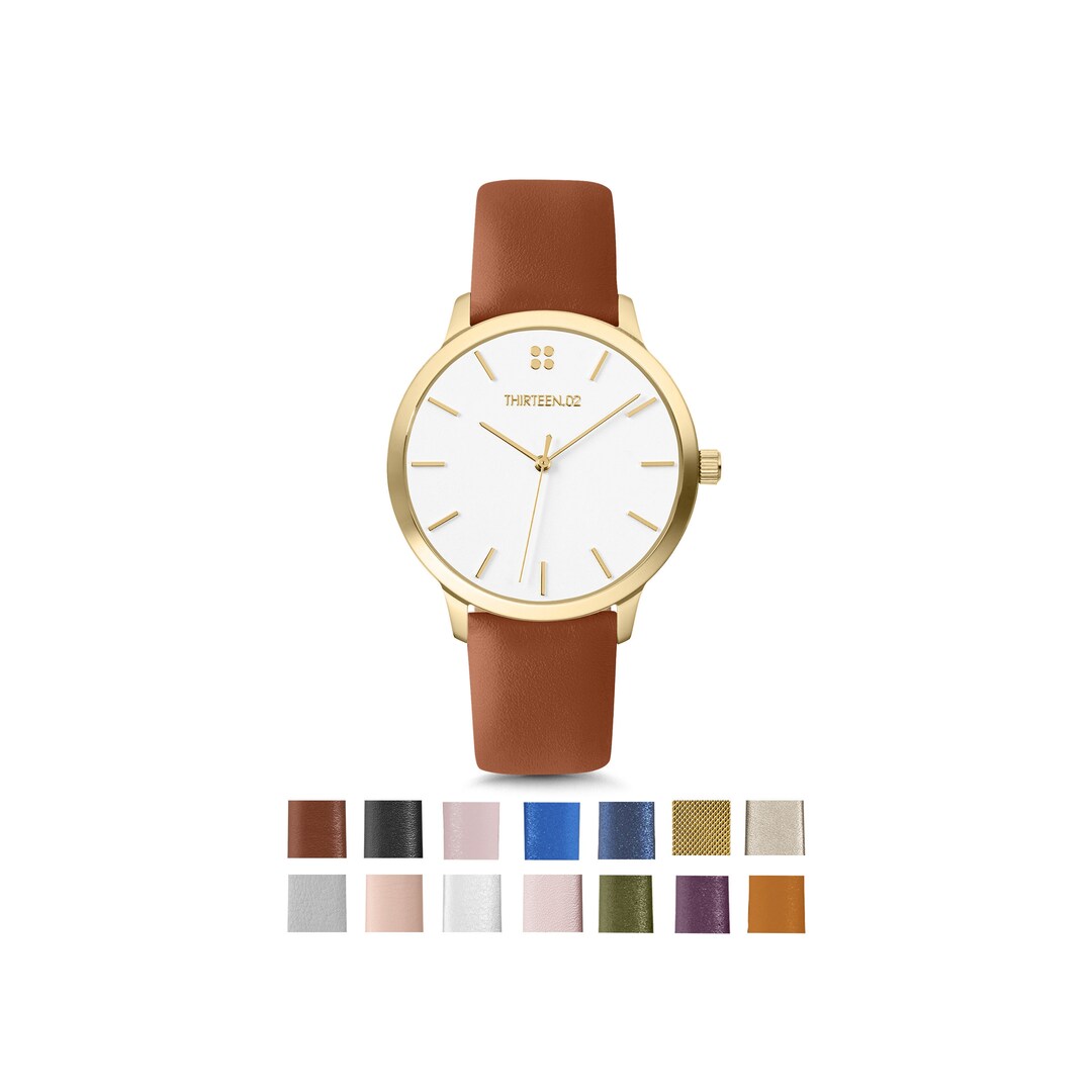 Womens Watch, Fall Gift, Autumn Colors, Leather Watches, Fashion ...