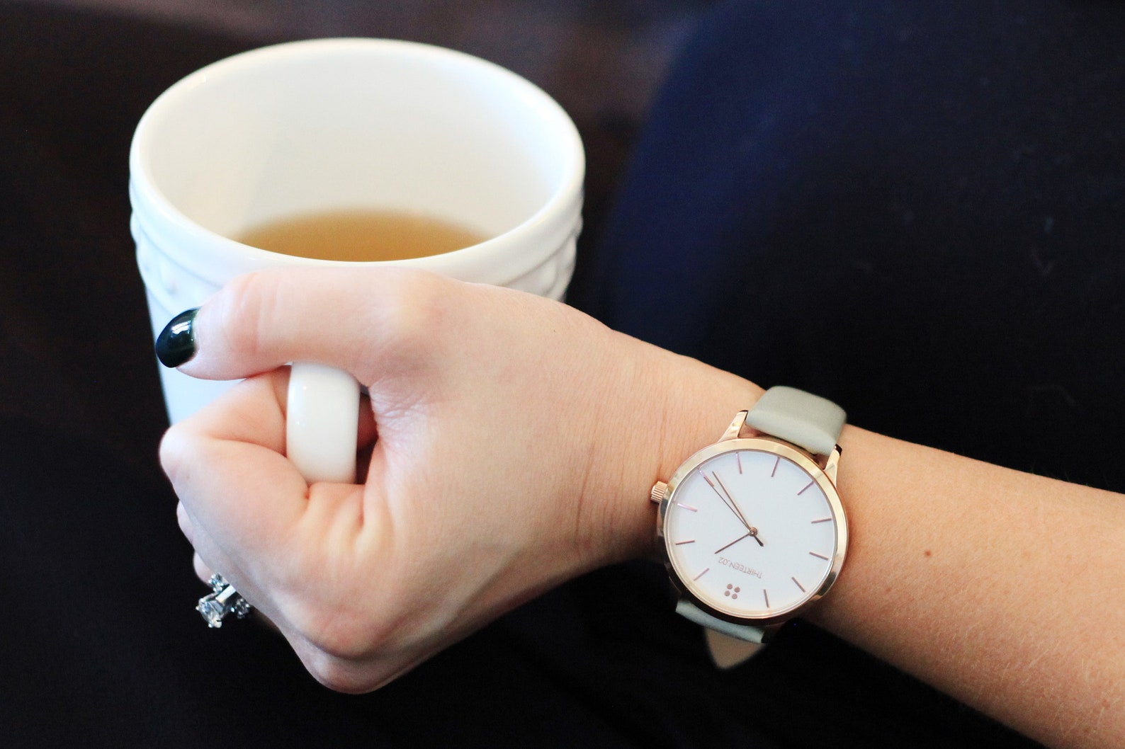 Womens Gold Watch Mother Gift Leather Watch Minimalist | Etsy