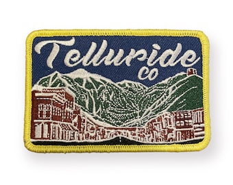 Vintage Crested Butte Patch • Colorado Skiing Ski Resort Miner • Iron ...