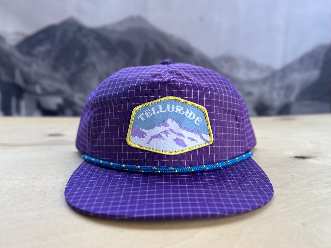 Telluride Wilson Nylon Grid Hat - Purple - Etsy