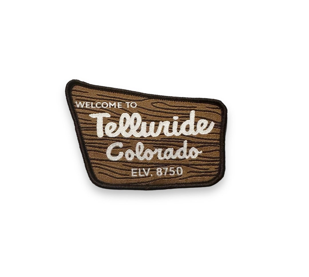 Telluride Colorado National Park Sign Patch - Etsy