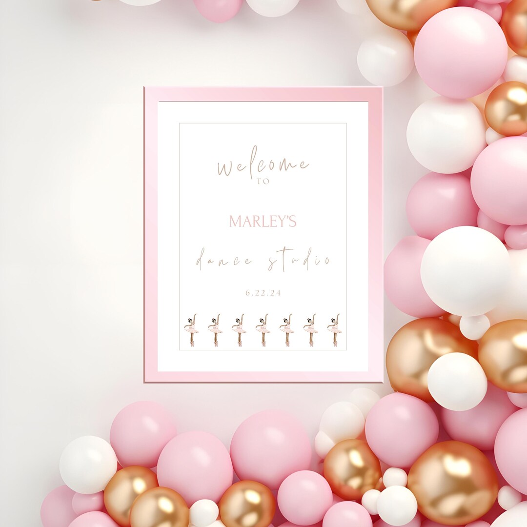 Editable Welcome Sign, Birthday Party Welcome Sign, Personalized Sign ...