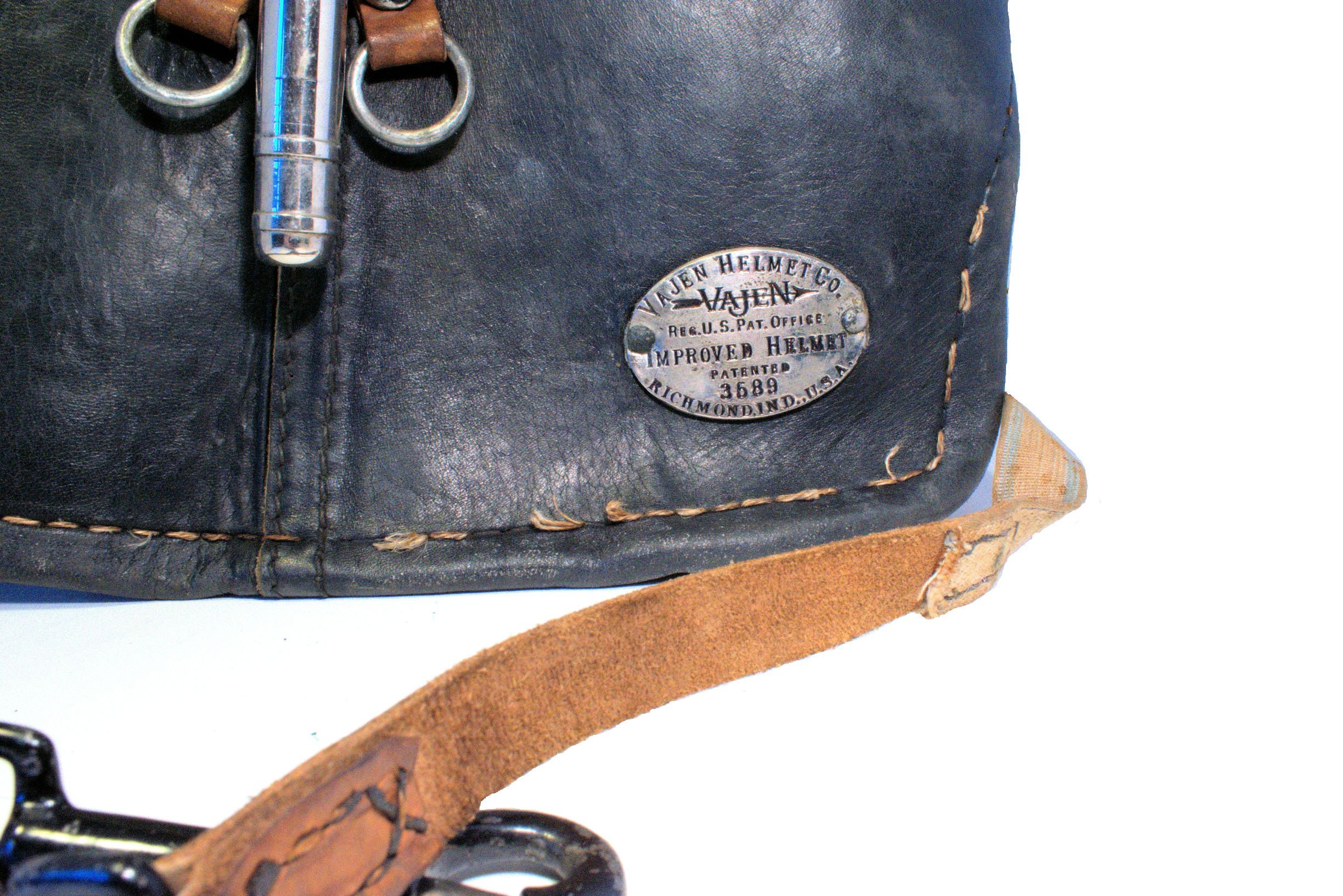 RARE 1890-1900s Vajen Bader Smoke Protector Firefighting Helmet W/ Air ...