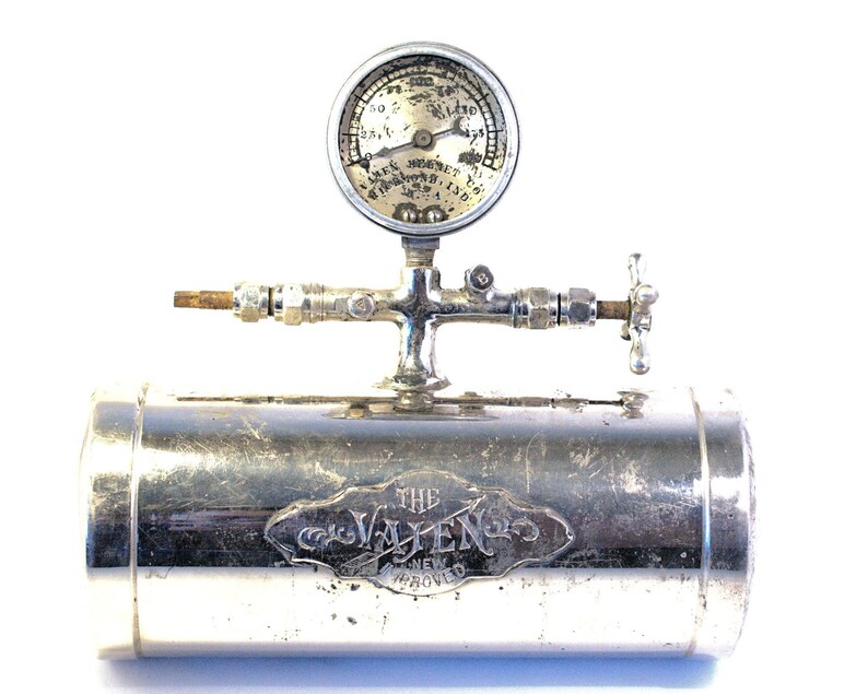 RARE 1890-1900s Vajen Bader Smoke Protector Firefighting Helmet W/ Air ...