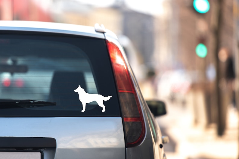 Husky Vinyl Decal, Dog Decal Car, Dog Car Sticker, Laptop Decal, Pet ...