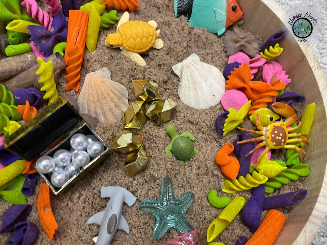 Ocean Coral Sensory Tray Under the Sea Sensory Bin Sensory - Etsy