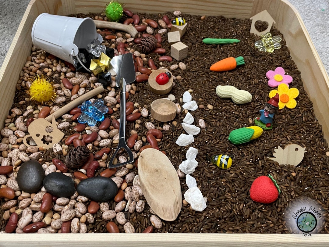 Garden Adventure Sensory Bin Kit, Vegetable Garden Sensory Bin, Fruit ...