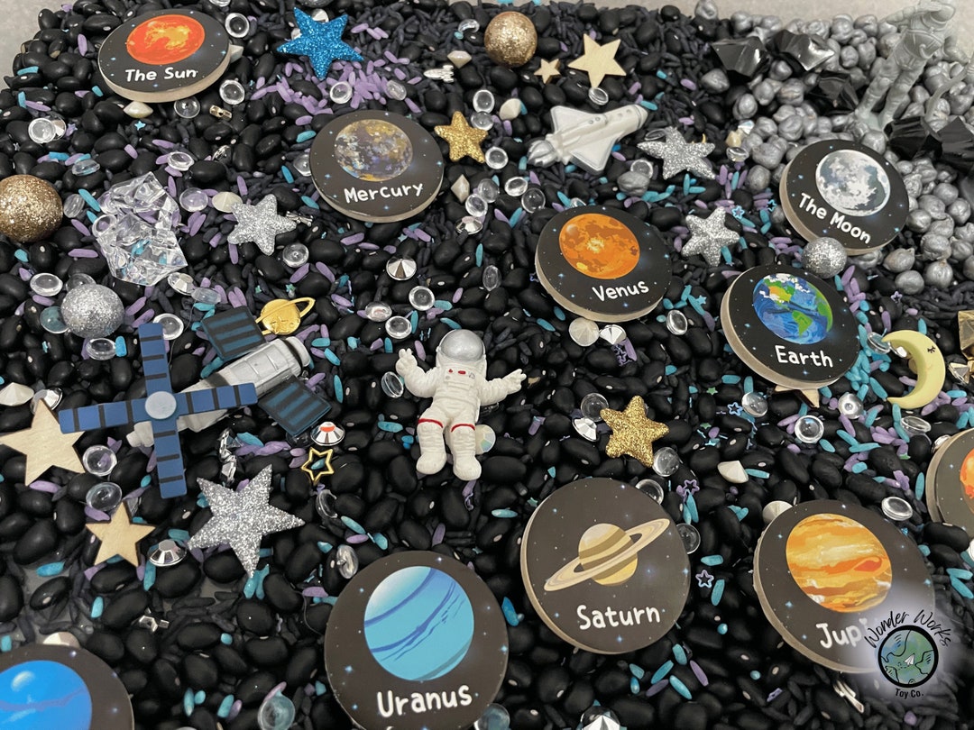 Space Explorer Sensory Bin Kit, Solar System Sensory Bin, Outer Space ...