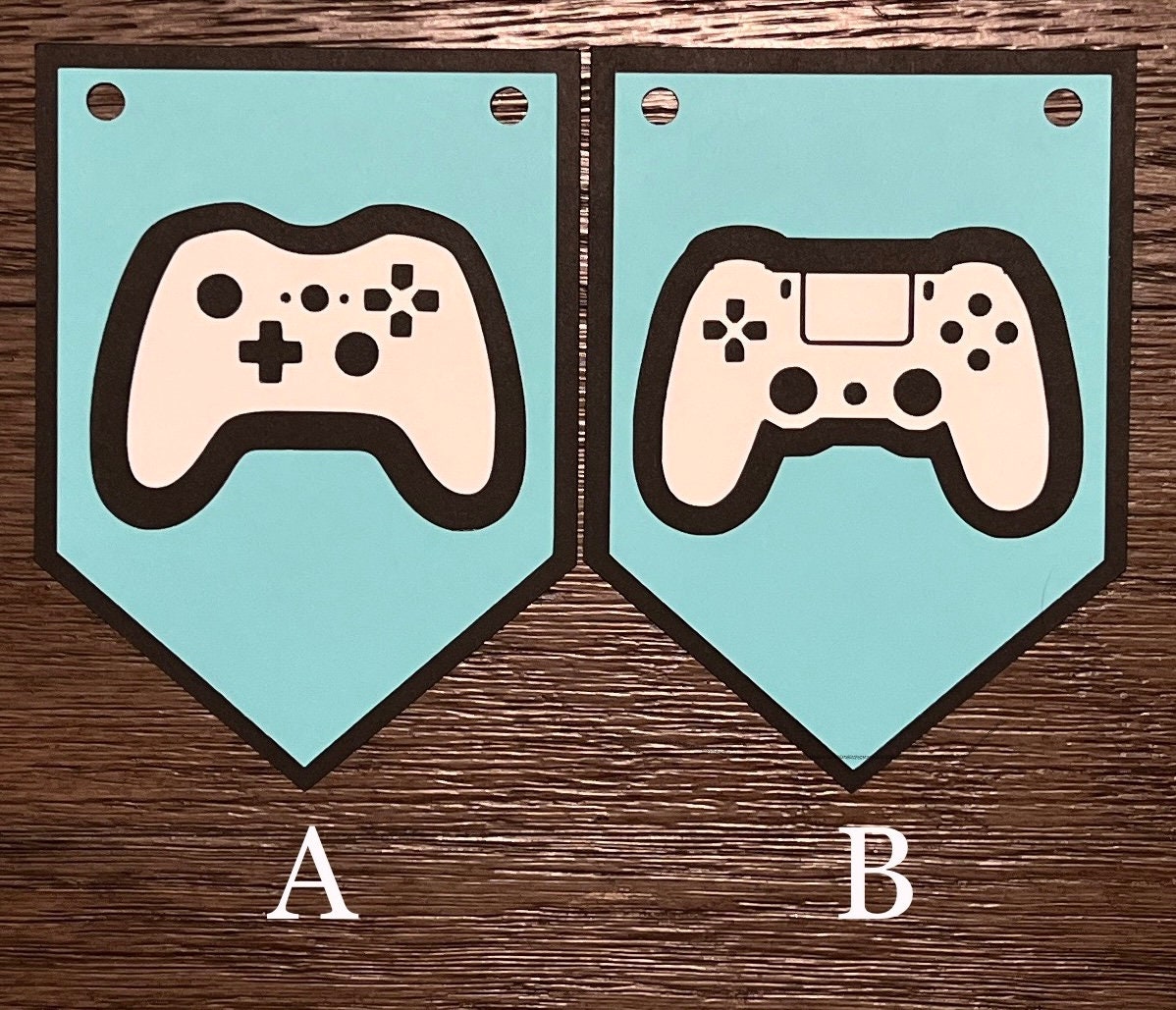 Gaming, Gamer Girl Birthday Banner, Gamer Boy Birthday Banner, Video ...